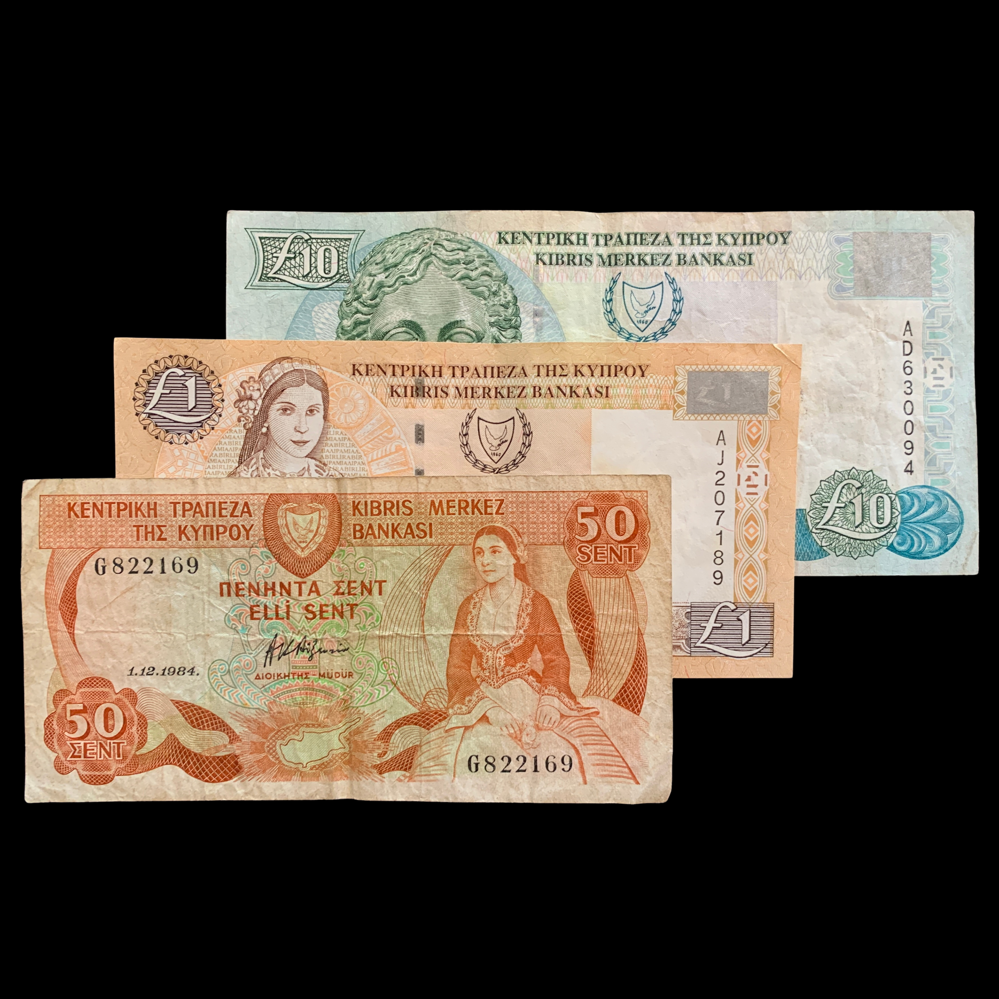 Cyprus Collectible Banknote Bundle – Extreme Banknotes