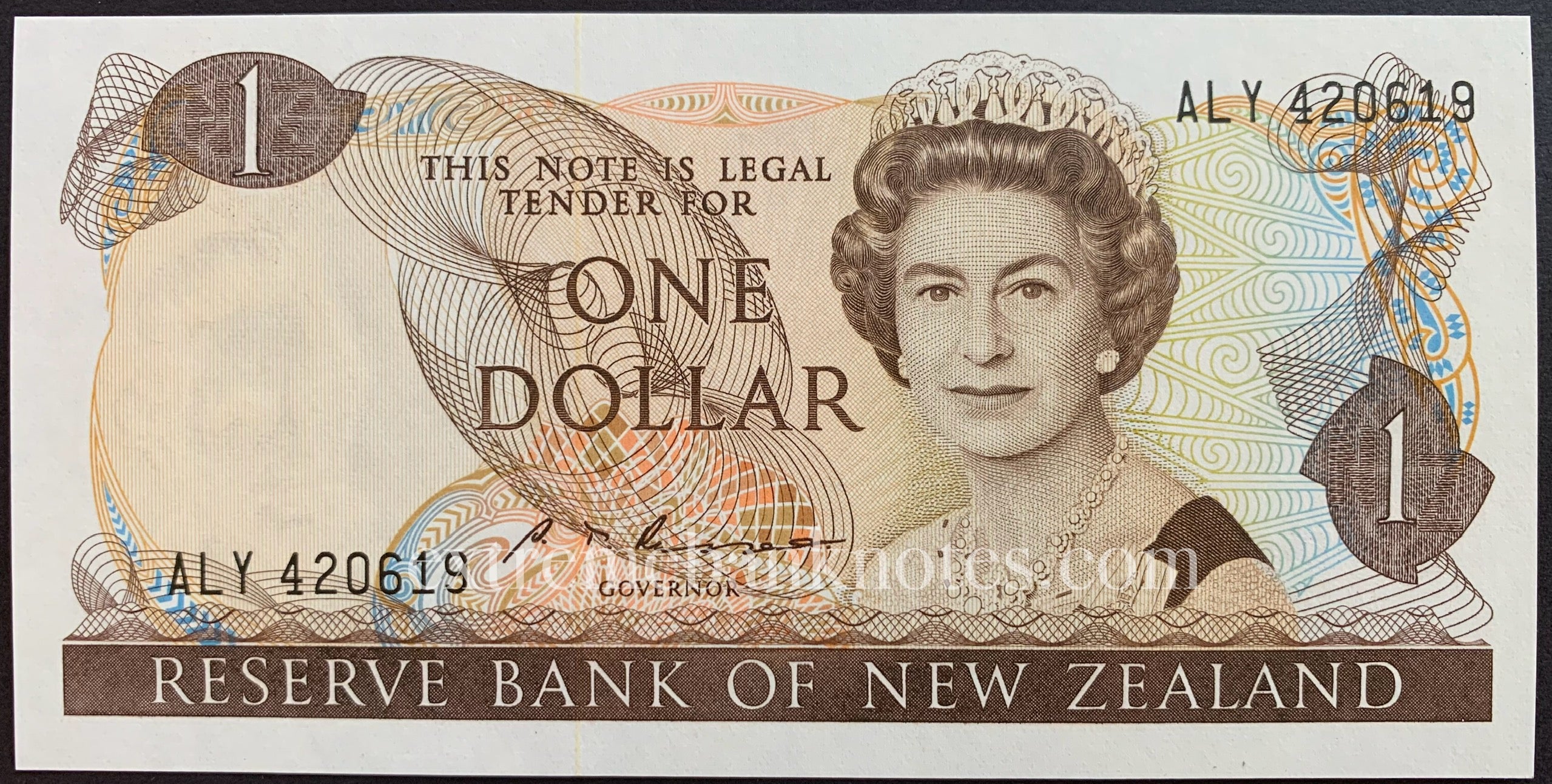 New Zealand 1 Dollar ND (1985-1989) P-169b UNC – Extreme Banknotes
