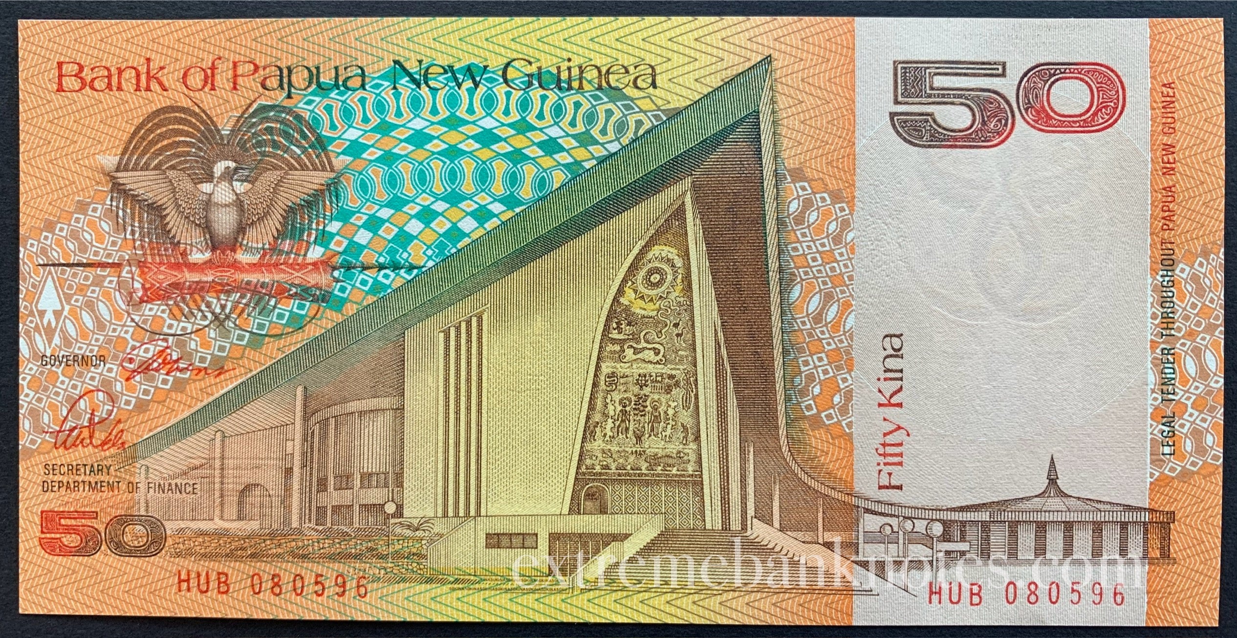 Papua New Guinea 50 Kina ND (1989) P-11 UNC – Extreme Banknotes