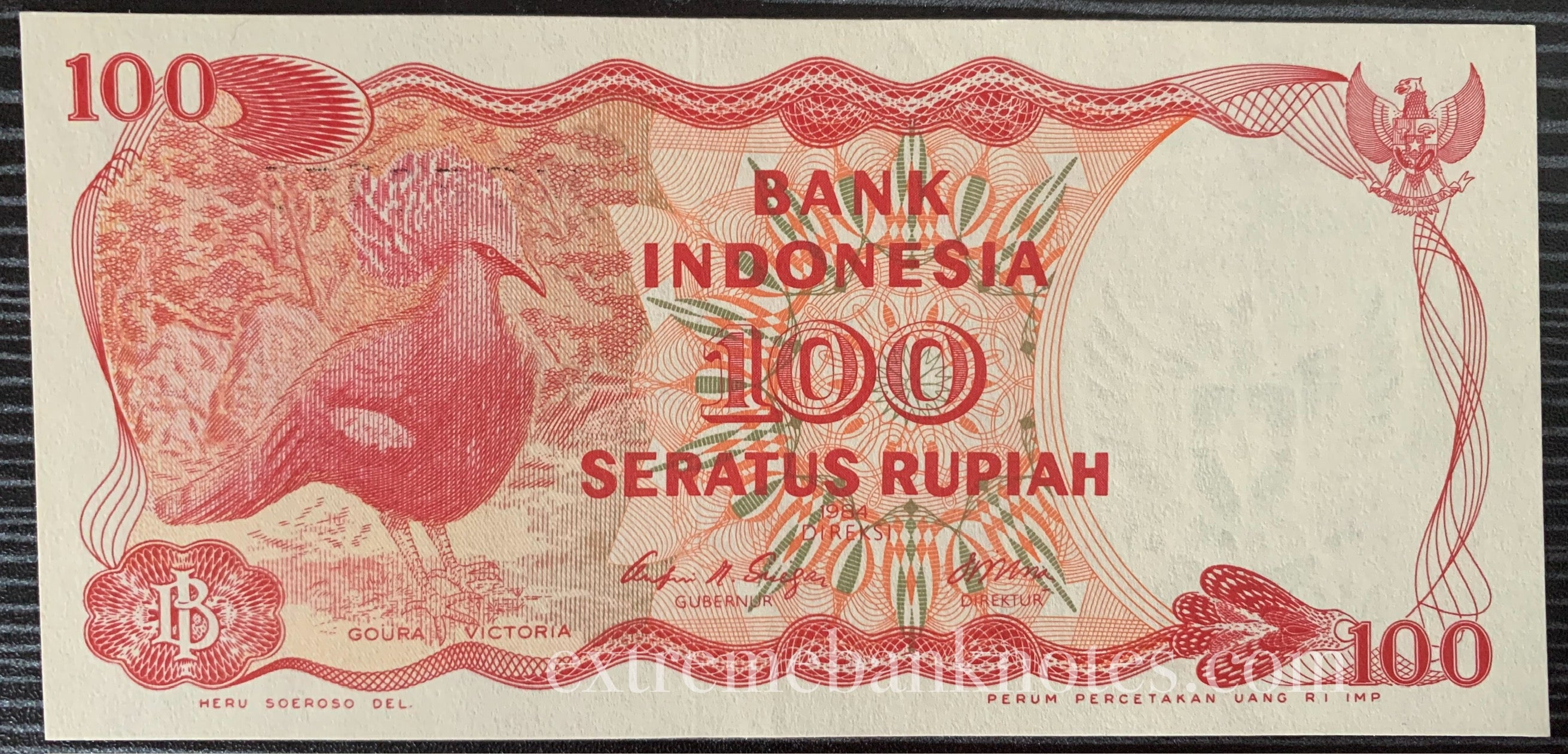 Indonesia 100 Rupiah 1984 P-122 UNC – Extreme Banknotes