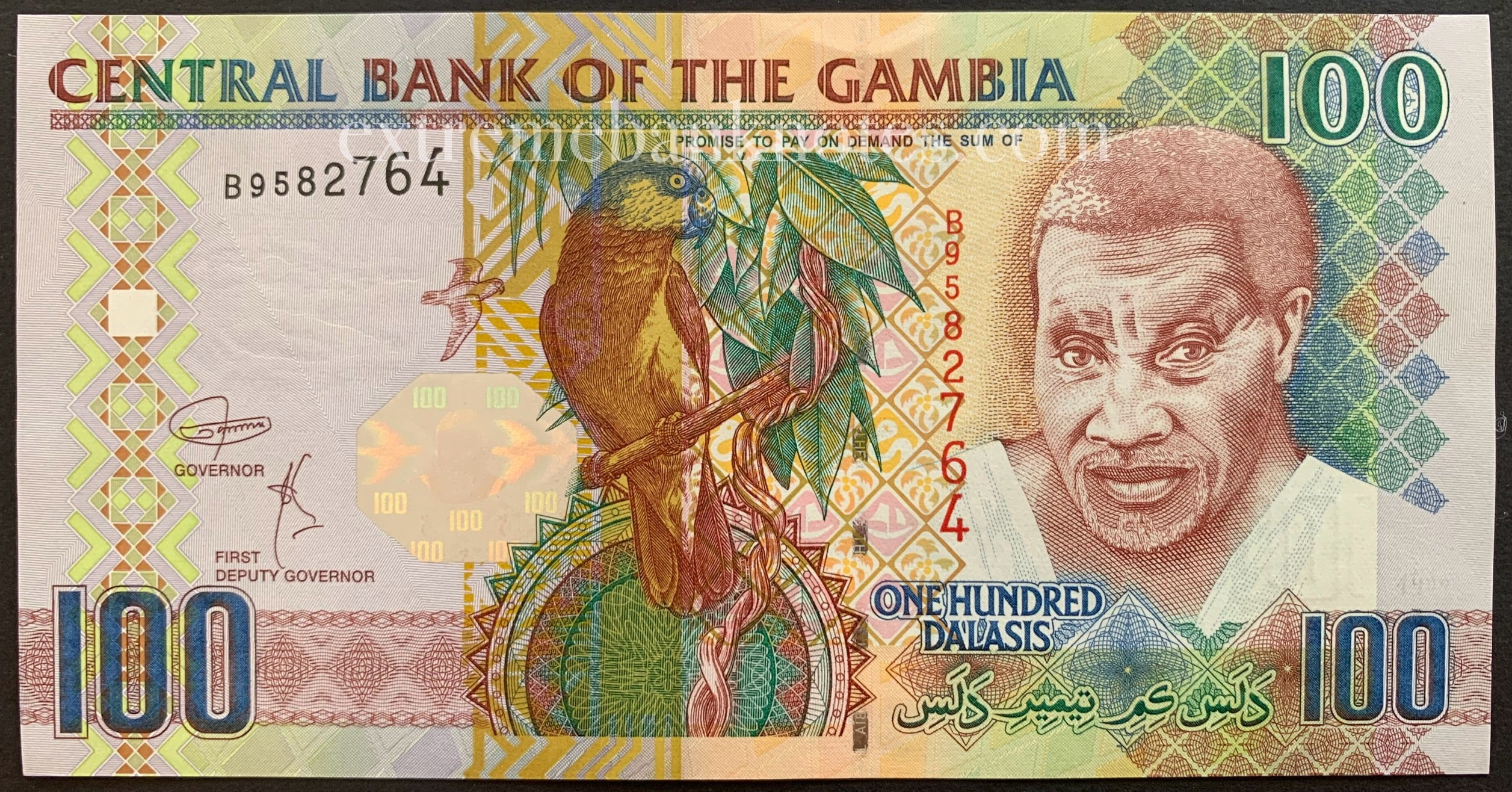 Gambia 100 Dalasis ND (2018) P-29d UNC – Extreme Banknotes